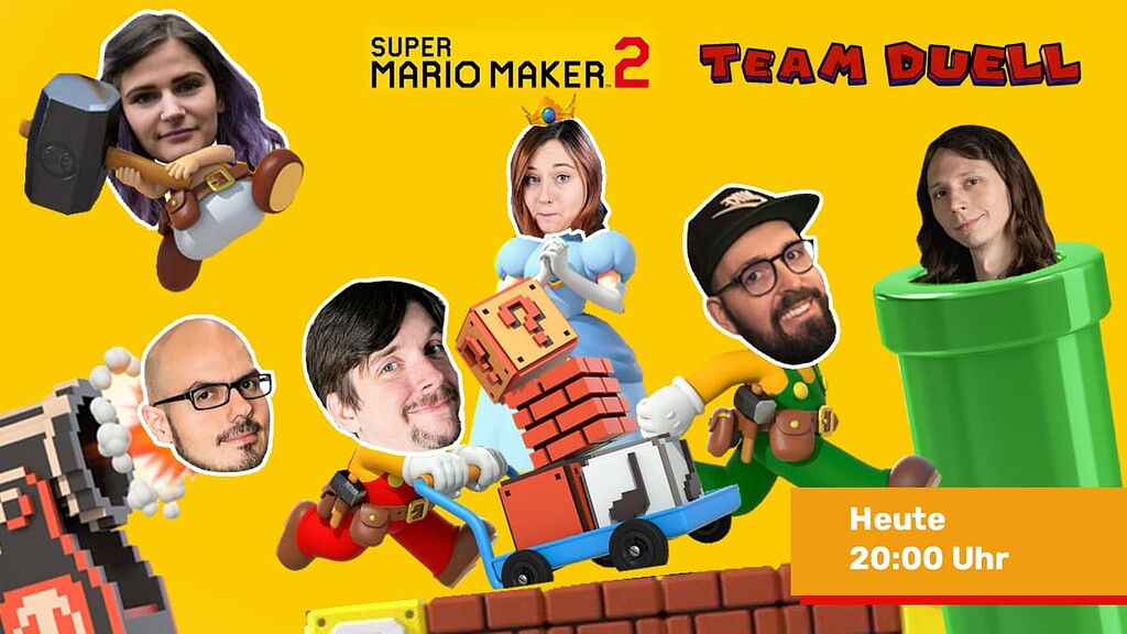 Do (09.03.): Team Duell Mario Maker 2 & Herr der Ringe-Rip-Off - Gaming ...
