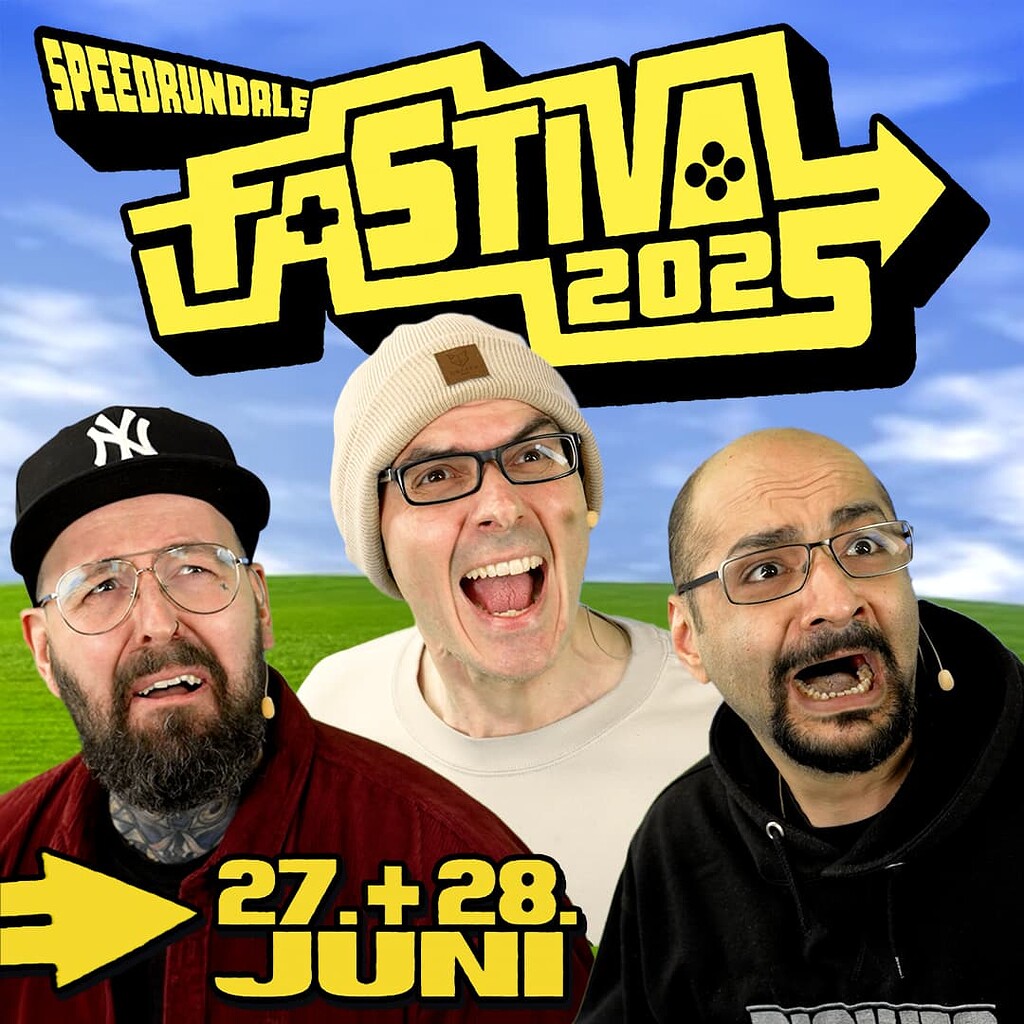 Speedrundale Fastival - Zwei Tage Speedrun-Action im Juni! - Gaming - Forum • Rocket Beans TV